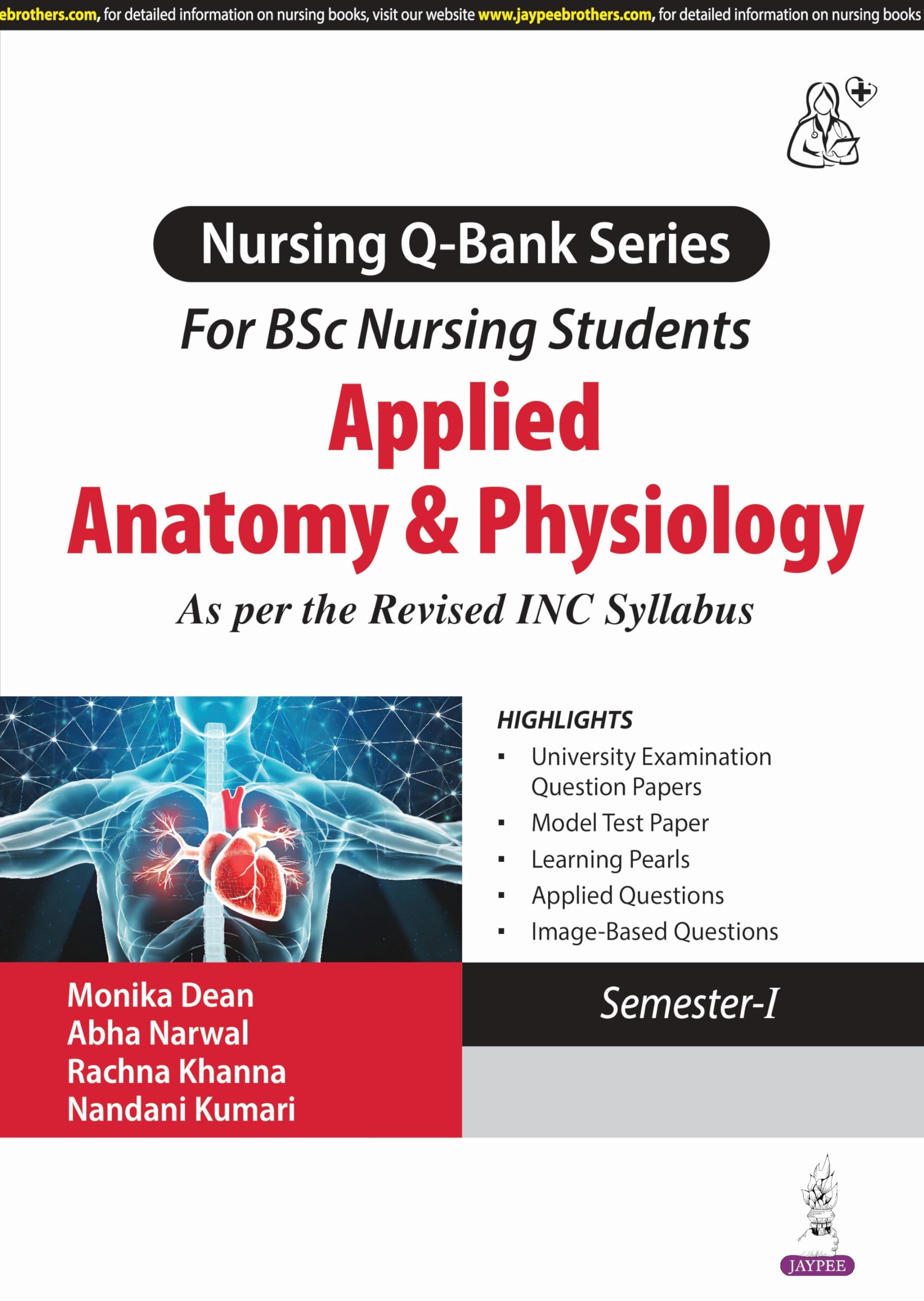 Buy Applied Anatomy And Physiology Nursing Q Bank Series For Bsc
