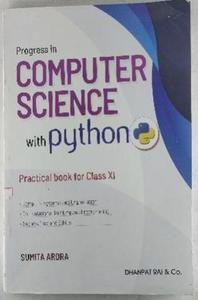 Buy PROGRESS IN COMPUTER SCIENCE WITH PYTHON PRACTICAL BOOK FOR CLASS ...