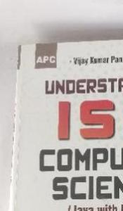 Buy Understanding Isc Computer Science Java With Bluej Class 11 Written by Vijay Kumar Pandey ...